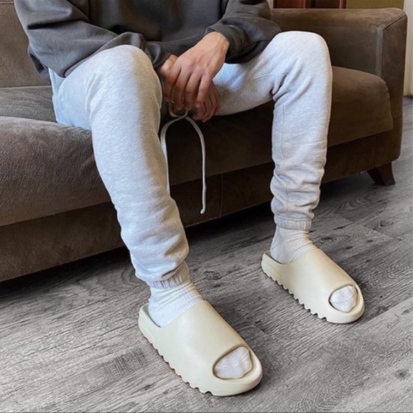 adidas | Shoes | Adidas Yeezy Slide Sandals Bone Mens 5us | Poshmark